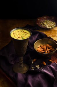 Kesar Badam Milk Recipe | How To Make Badam Milk - Cubes N Juliennes