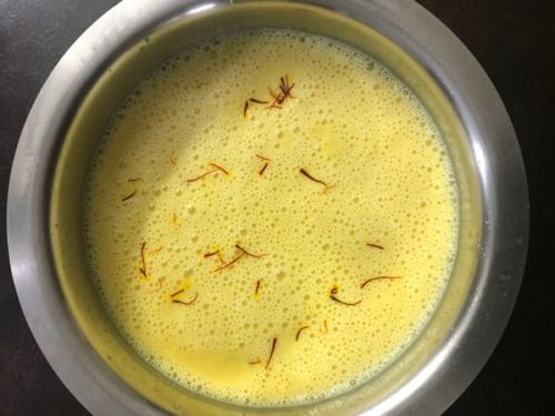 Kesar Badam Milk Recipe | How To Make Badam Milk - Cubes N Juliennes