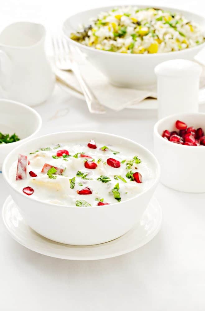 Fruit Raita Recipe - How To Make Fruit Raita in 15 minutes