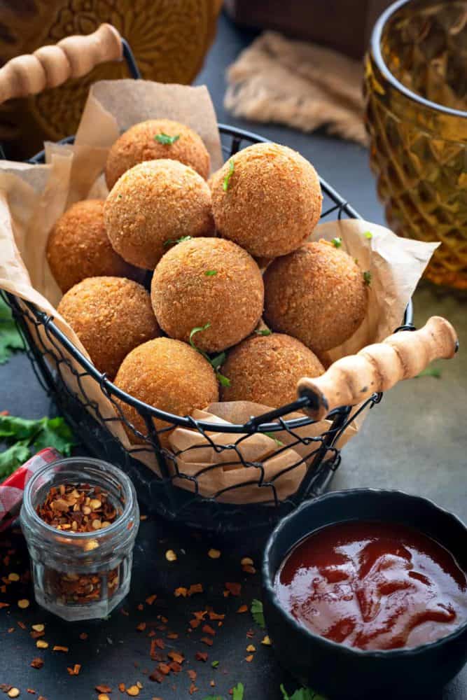 Crisp Corn Cheese Balls Recipe Step by Step + Video - Cubes N Juliennes