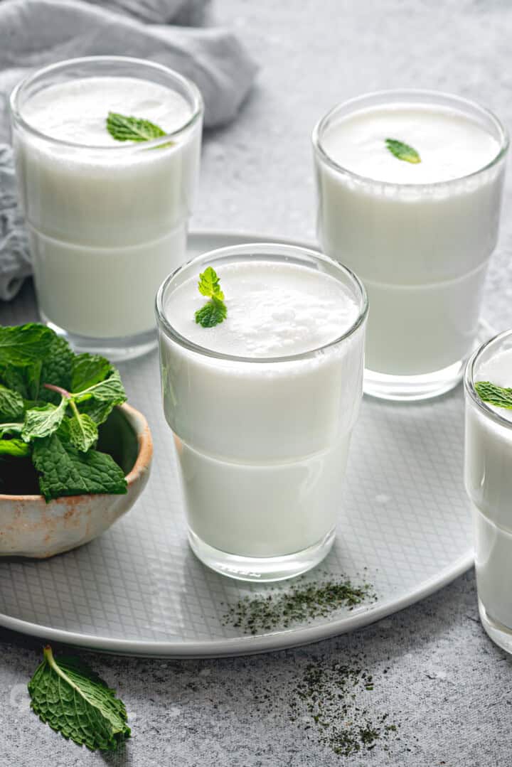 Ayran - Turkish Yogurt Drink Recipe - Cubes N Juliennes