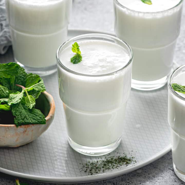 Ayran - Turkish Yogurt Drink Recipe - Cubes N Juliennes