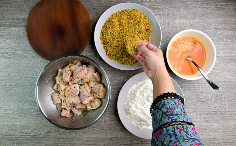 Crispy Fish Nuggets Recipe - Cubes N Juliennes
